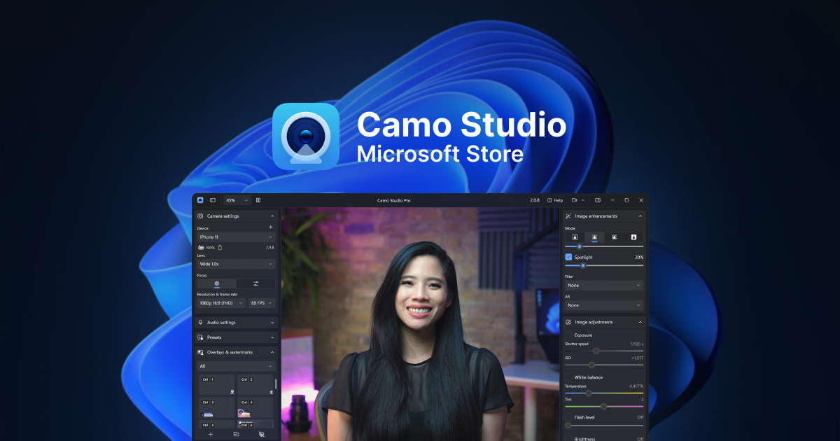 Camo comes to the Microsoft Store - Reincubate