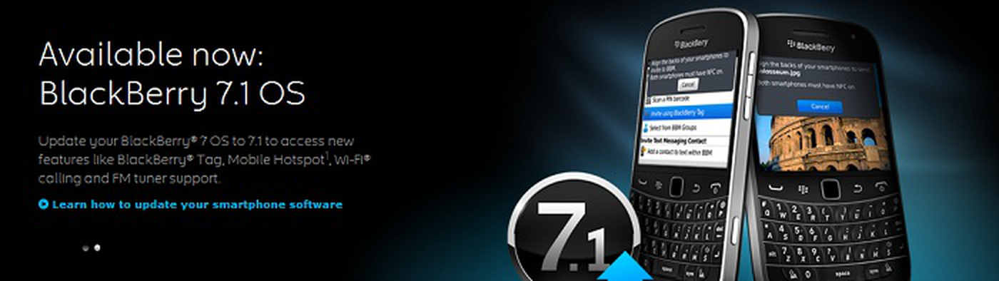 BlackBerry OS 7.1 released - Reincubate