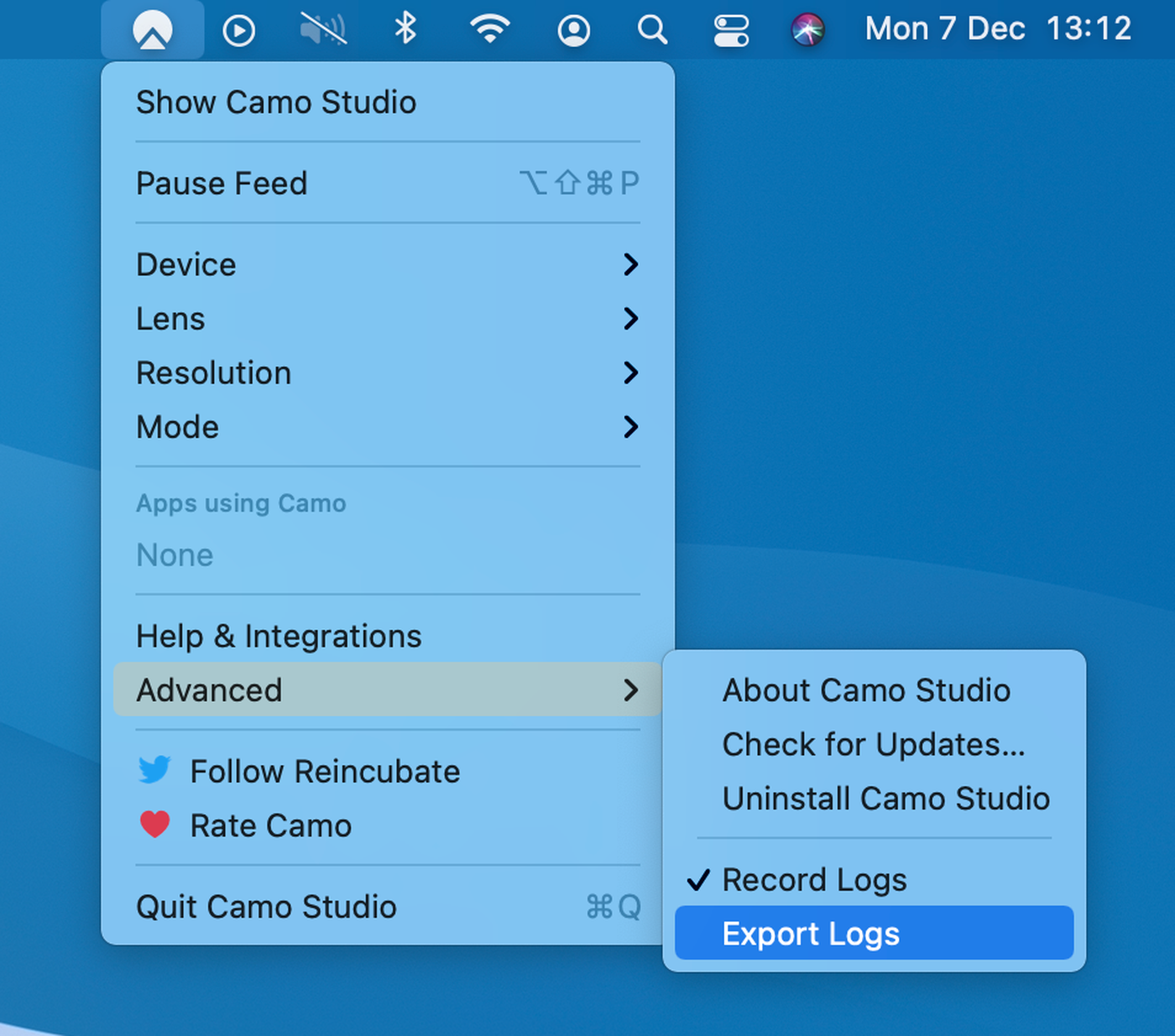 Troubleshooting Camo — Camo