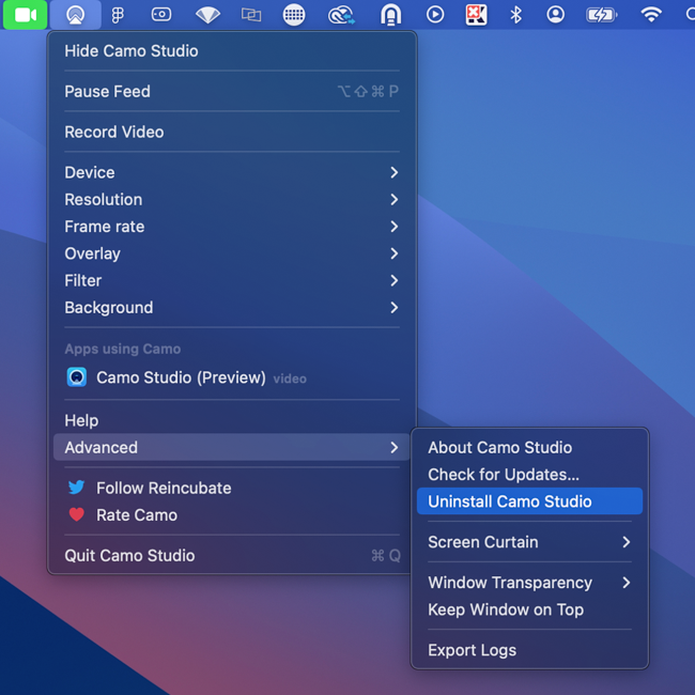Camoのトラブルシューティング — Camo